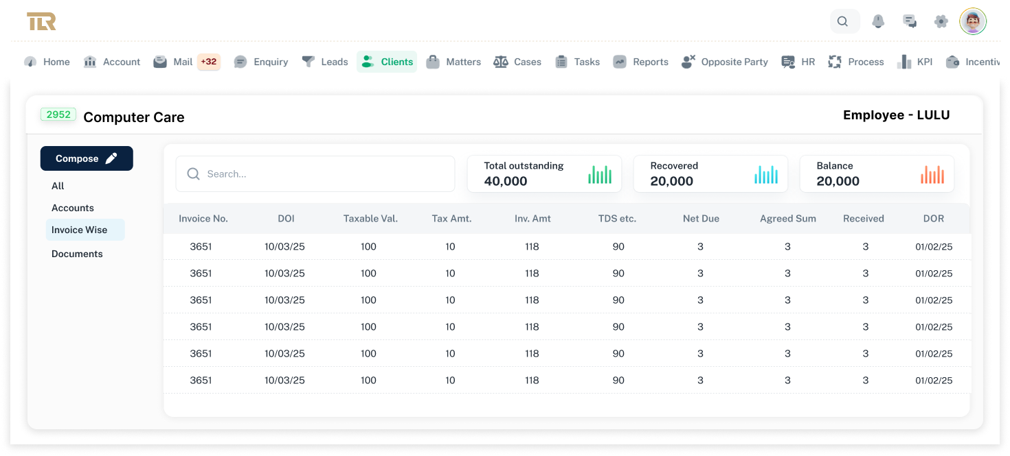 TLR CRM | Best Business Management Software | TLR CRM